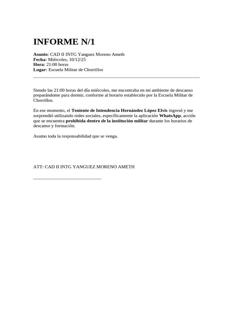 Informe N | PDF