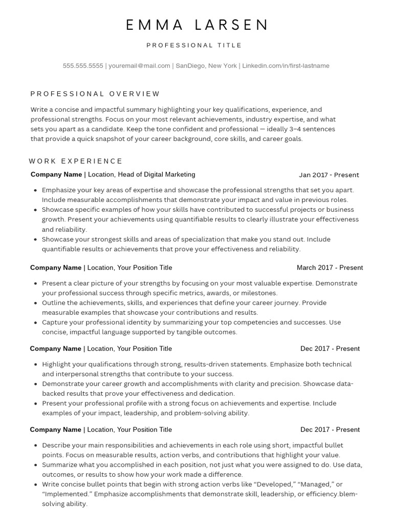 Emma Larsen 2 | PDF | Leadership | Performance Indicator