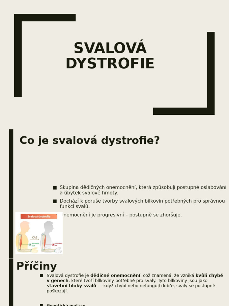 Svalová Dystrofie | PDF