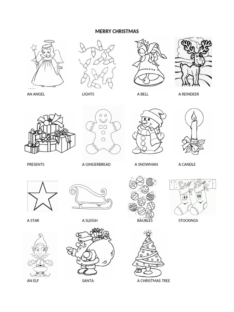 Merry Christmas Worksheet | PDF