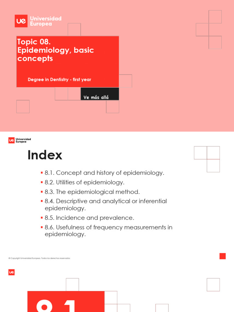 Topic 08.epidemiology Basic Concepts | PDF | Epidemiology | Hypothesis