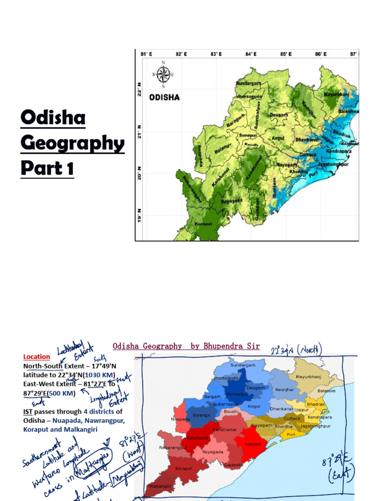 Borders and Physiography of Odisha 64322171 2025 11-27-18 58 | PDF ...