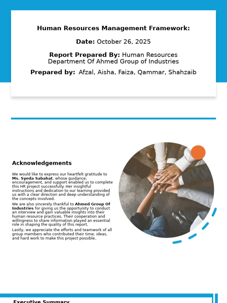 Human Resources Management Framework | PDF | Employee Retention | Human Resources