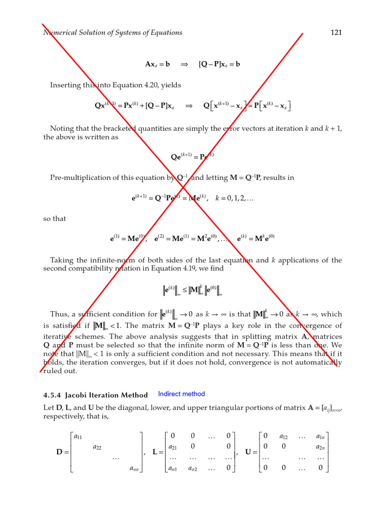 Lectures_4 Jacobian and Gauss Siedel Methods (1) | PDF | Algebra | Algorithms And Data Structures