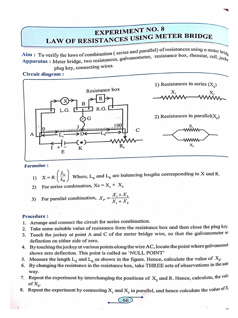Meter Bridge | PDF