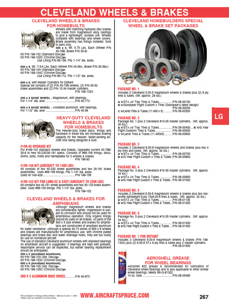 Cleveland Wheels & Brakes for Homebuilts | PDF | Brake | Wheel