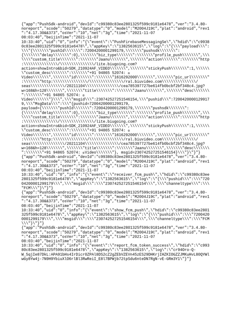 Ali Yun Fail Log | PDF