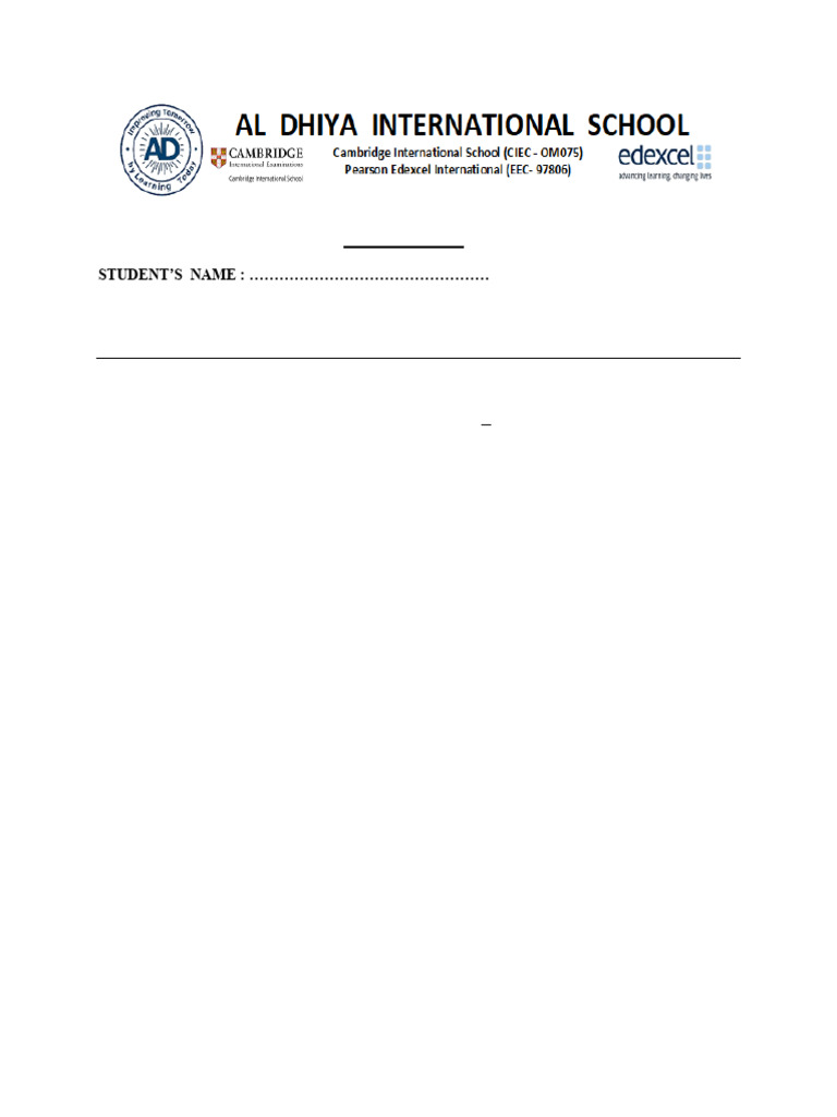 Grade 9A Biology-1 | PDF