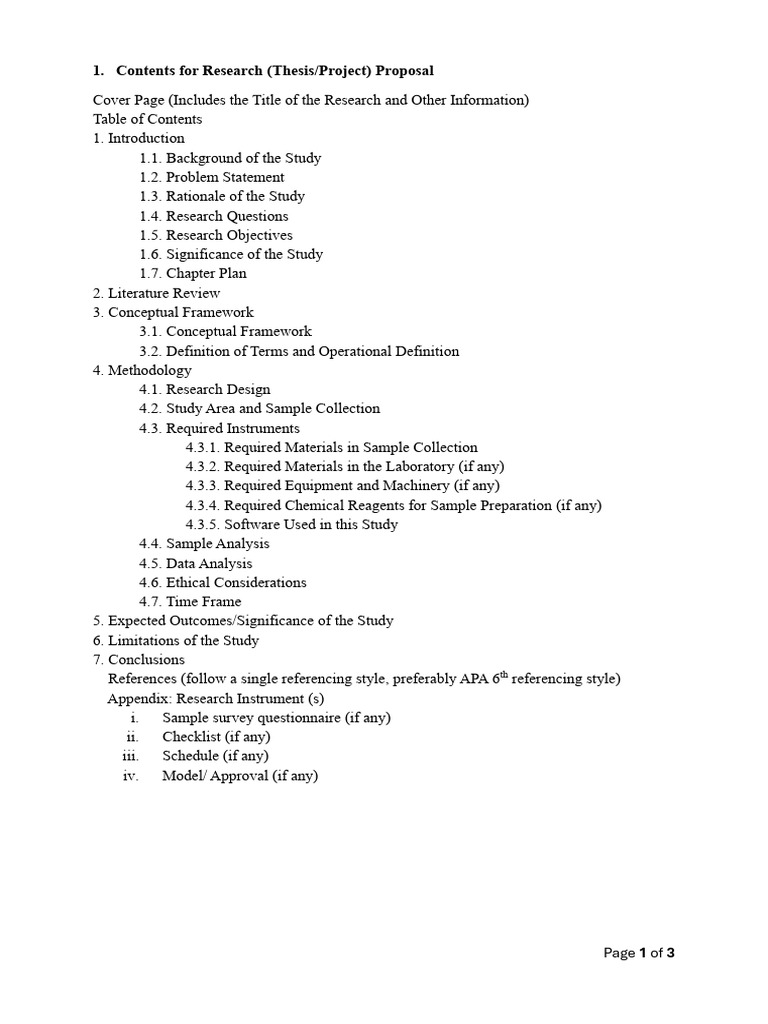 Sequence of Research Report | PDF | Methodology | Scientific Method