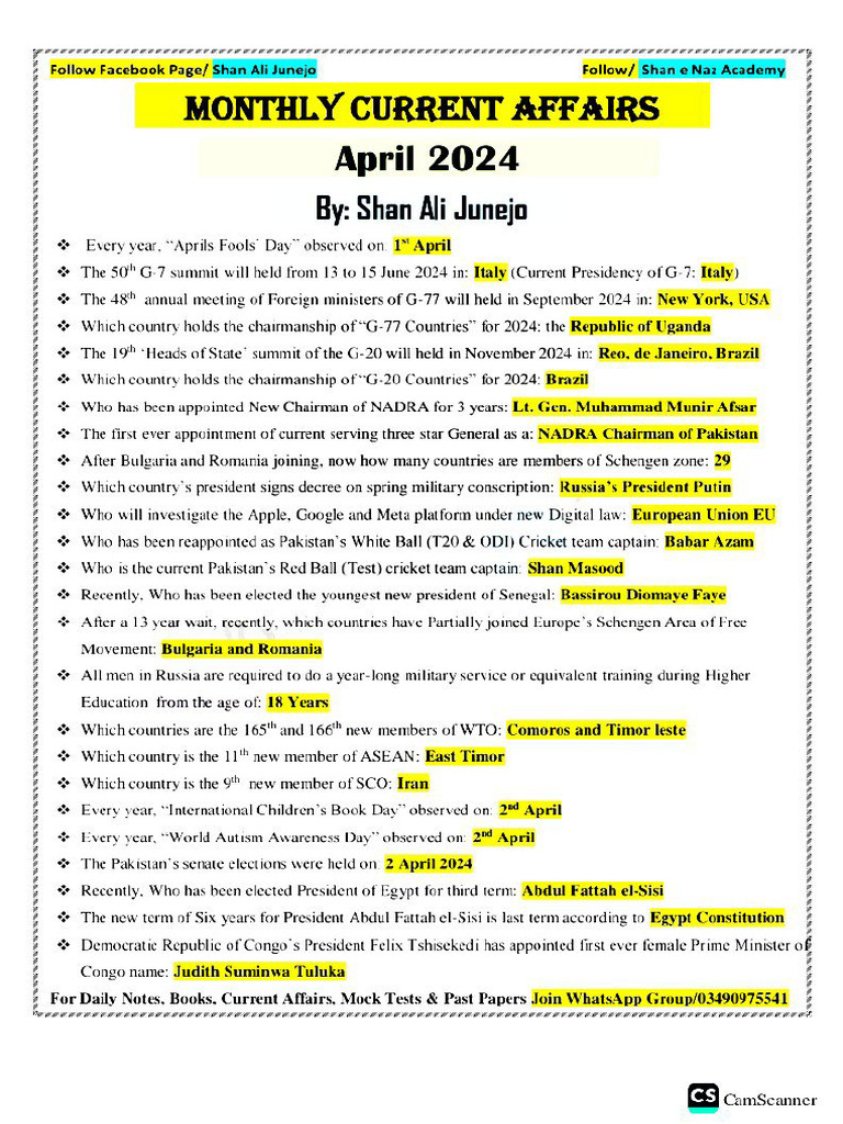 April 2024 Pak Current | PDF