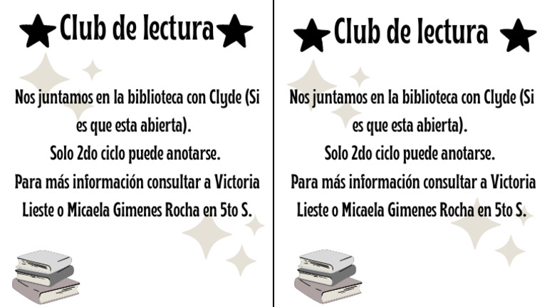 Club de Lectura | PDF