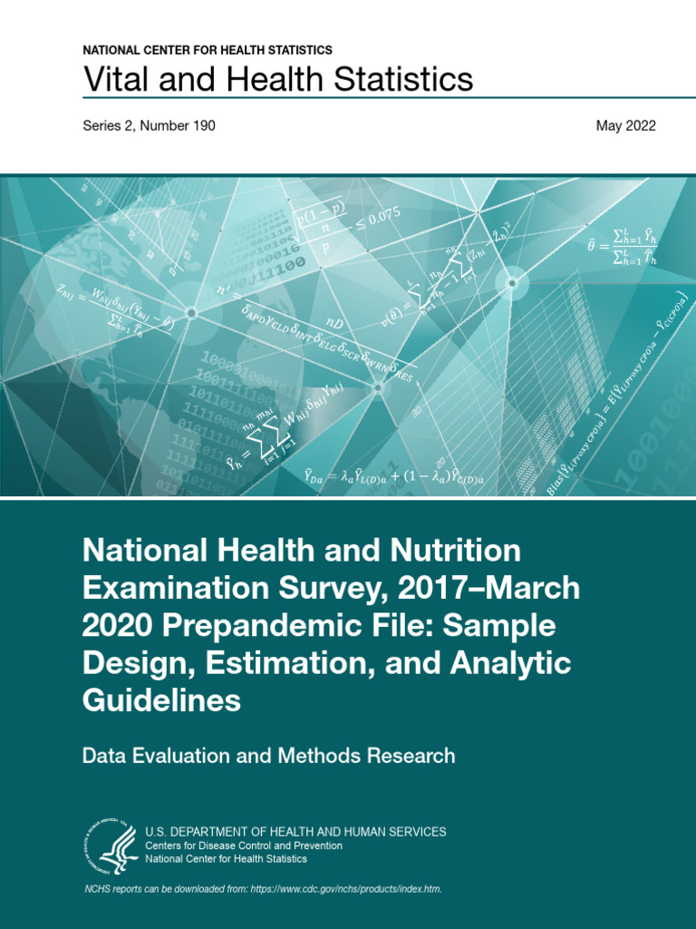 cdc_115434_DS1 | PDF | Sampling (Statistics) | Race And Ethnicity In ...