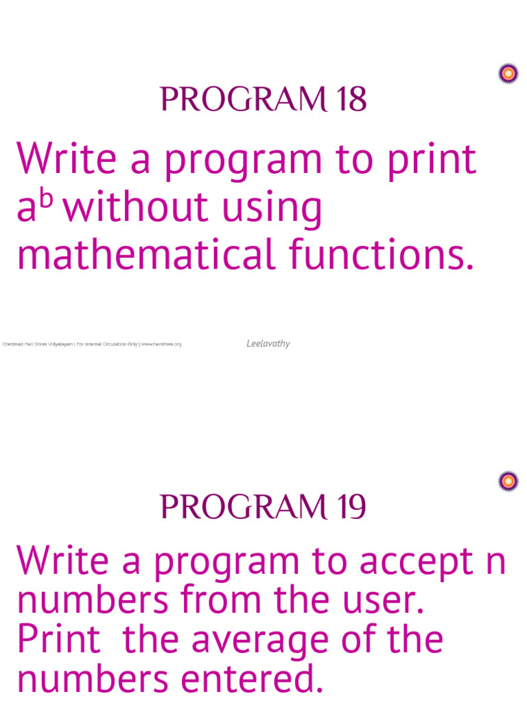Loops Practice 2 | PDF