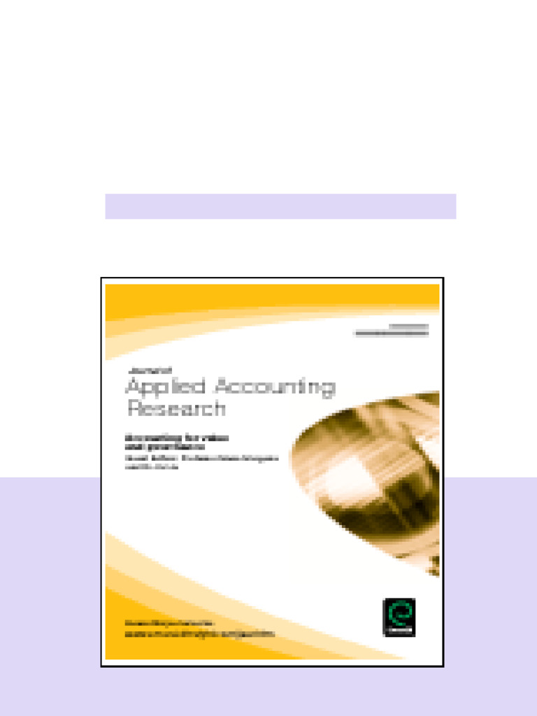Accounting For Value And Governance Julia Mundy Musa Mangena digital ...