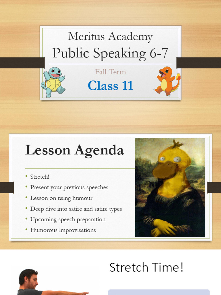 Public Speaking: Mastering Humorous Satire | PDF | Satire | Humour