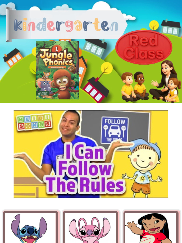 Red Class English Week 1-Sunday | PDF