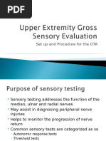 Nottingham Sensory Assessment Guide | PDF | Senses | Somatosensory System