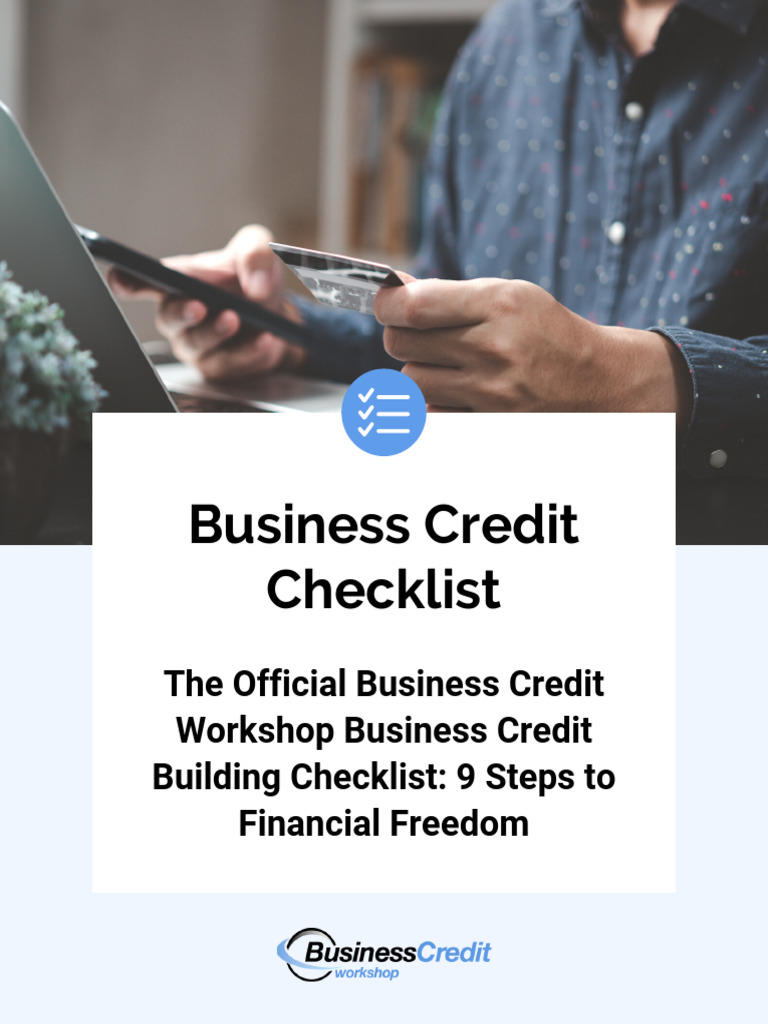 Business Credit Building Checklist Guide | PDF | Credit History | Credit
