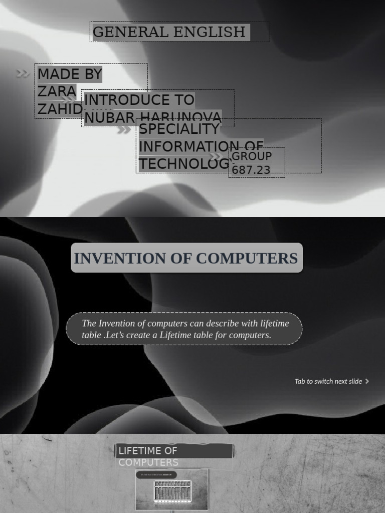 Invention of Computers | PDF