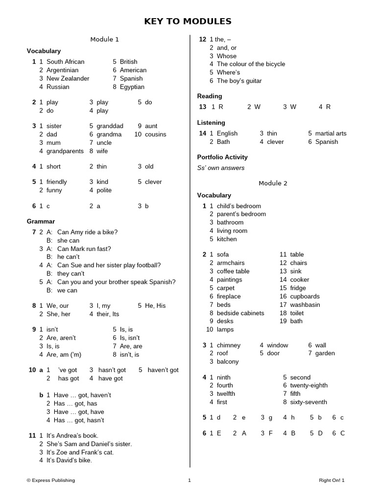 English Language Learning Modules Guide | PDF | Meal | Cooking