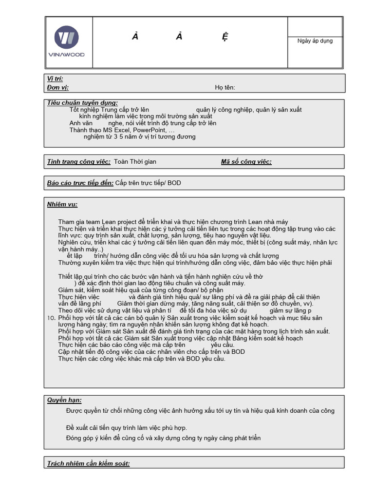 JD Industrial Engineering - Updated Apr.02.2024 | PDF