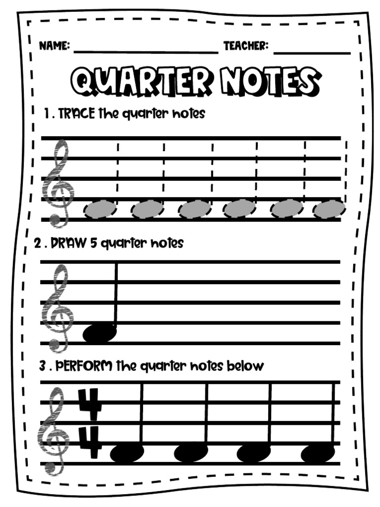 1 - TRACE The Quarter Notes | PDF