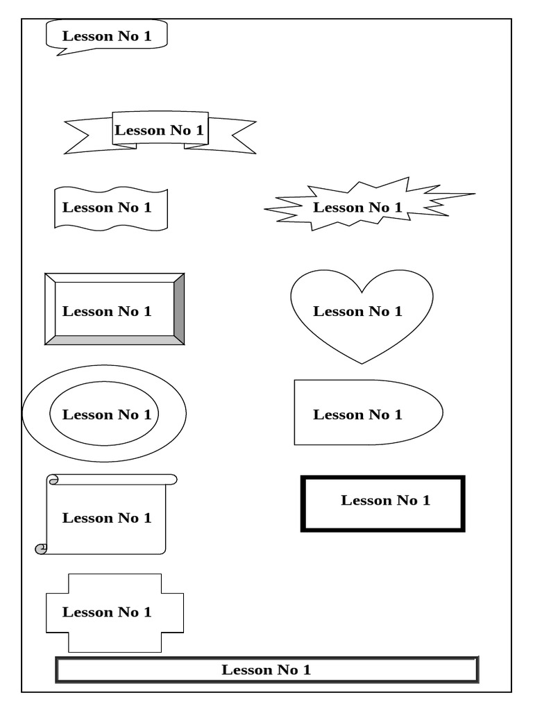 Title Designs | PDF