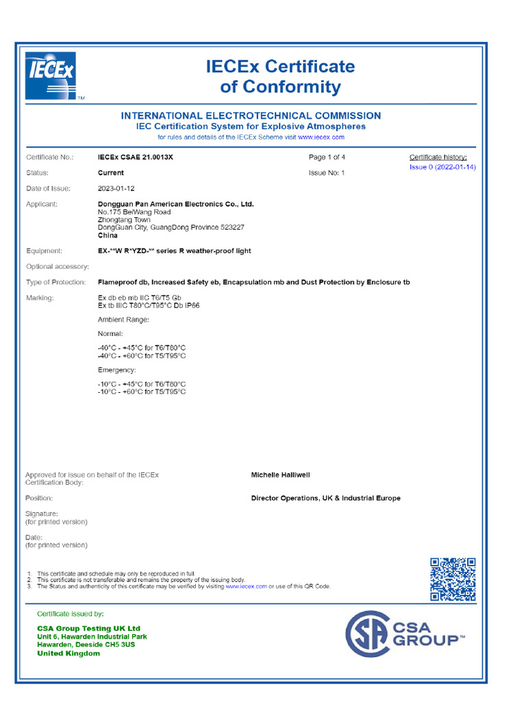Iecex R Series Venas | PDF