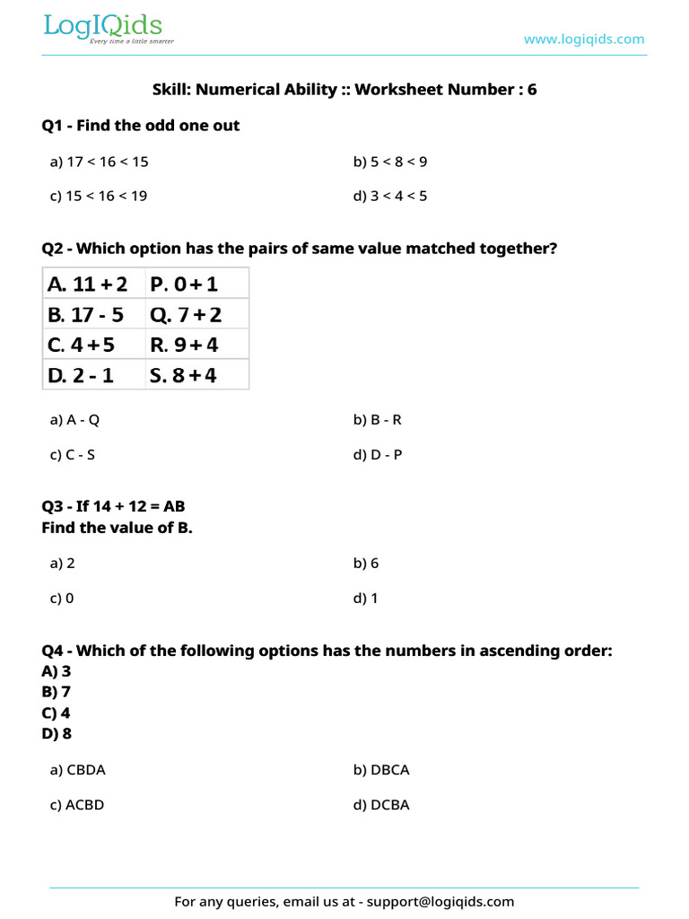 Worksheet (8) | PDF