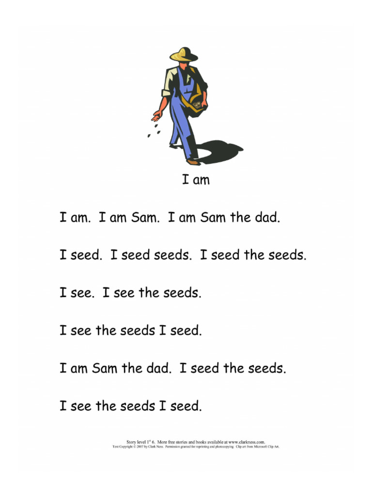 Beginning Reader Stories Levels 6 | PDF