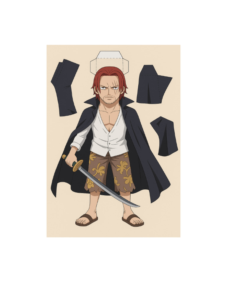 Papercraft Shanks 12 Hojas | PDF