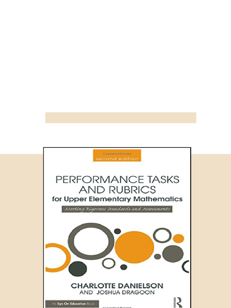 (Ebook) Performance Tasks and Rubrics for Upper Elementary Mathematics ...