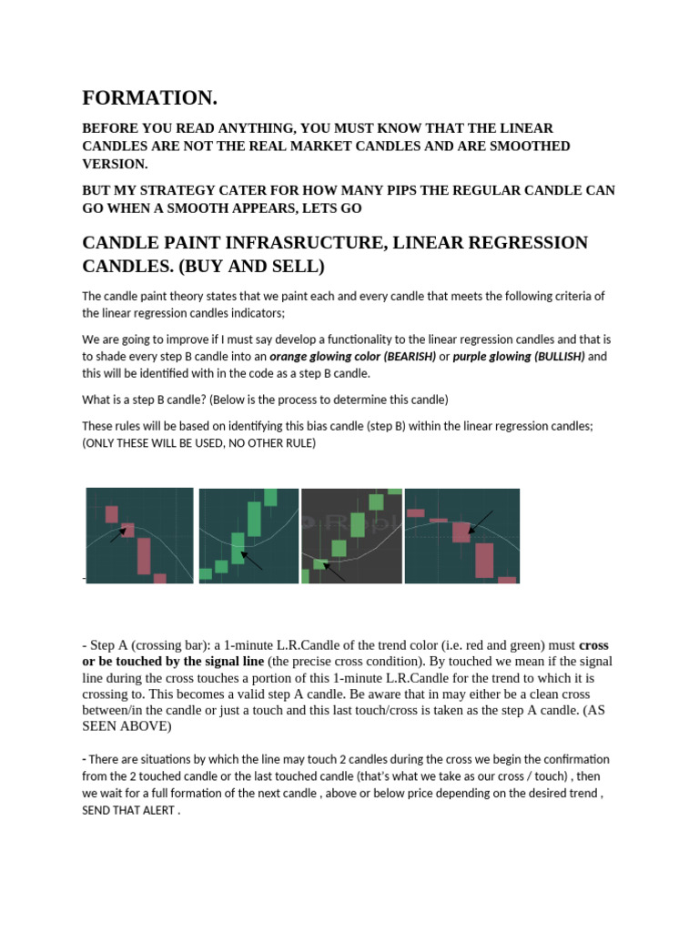 Linear Regression Candle Trading Strategy | PDF | Market Trend
