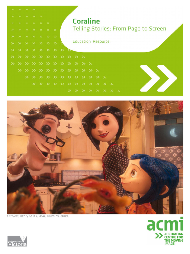 Coraline: Educational Film Resource | PDF | Fairy Tales | Horror Fiction