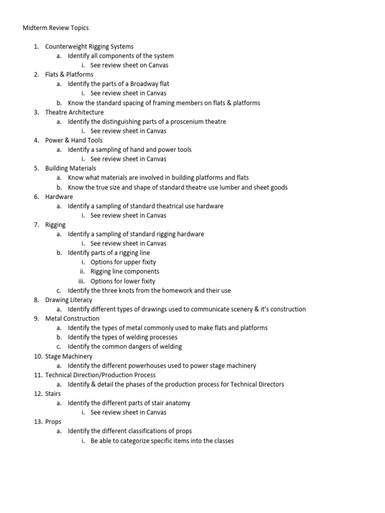 Final Review | PDF