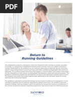 Return to Running Guidelines for Rehab | PDF | Running | Clinical Medicine