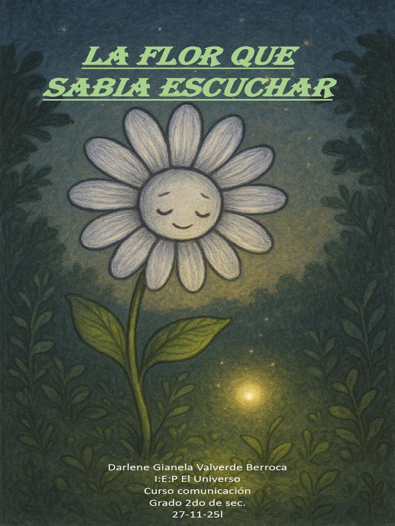 9.-La Flor Que Sabia Escuchar TAPA | PDF