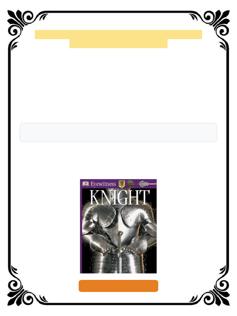 Knight Christopher Gravett Ebook High-Quality PDF | PDF | Zoology