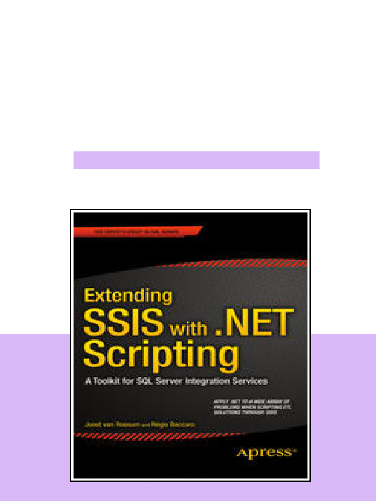 Extending Ssis With Net Scripting A Toolkit For Sql Server Integration Services Joost Van Rossum ...