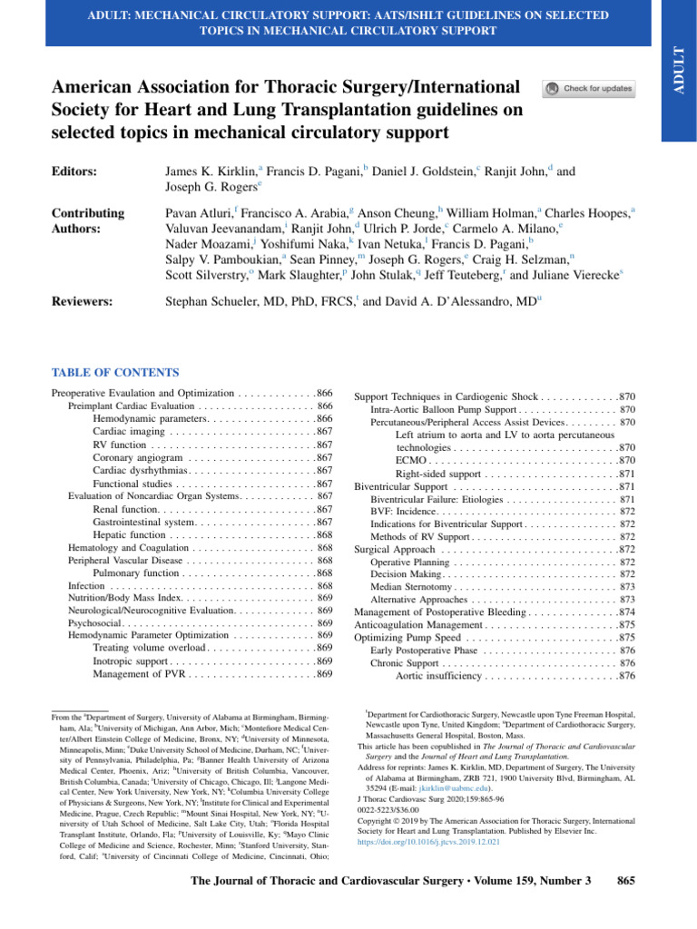 American Association For Thoracic Surgery - International Society For ...