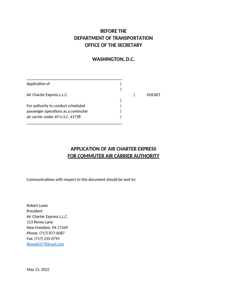 DOT OST 2022 0059 0001 - Attachment - 1 | PDF