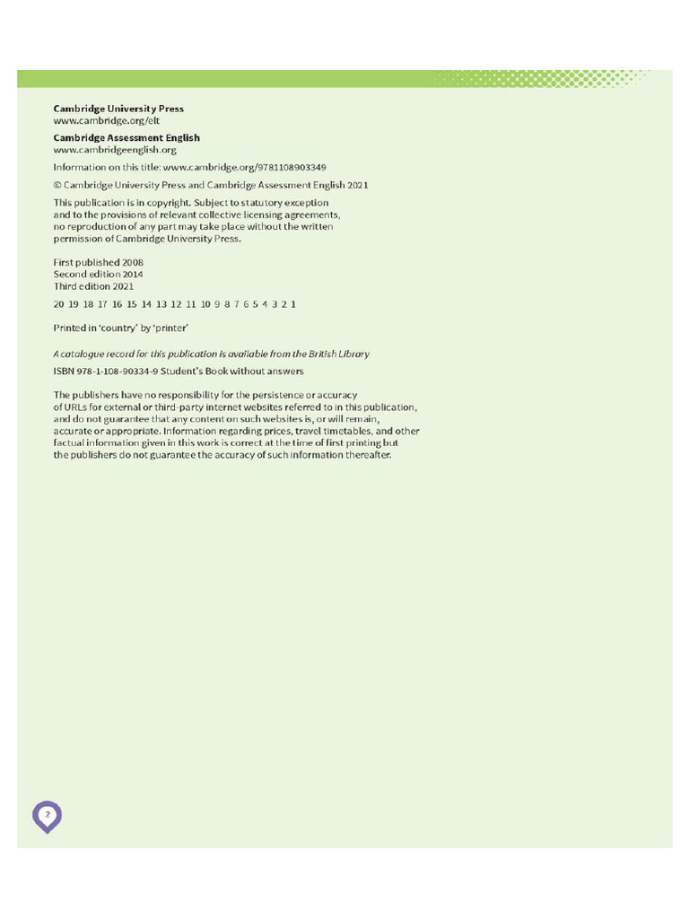 Complete First Third Edition Student's Book | PDF