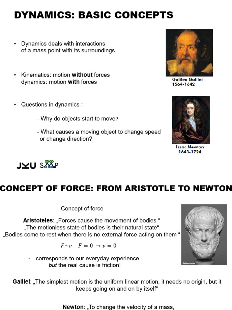 Fundamentals of Dynamics and Forces | PDF | Force | Inertia