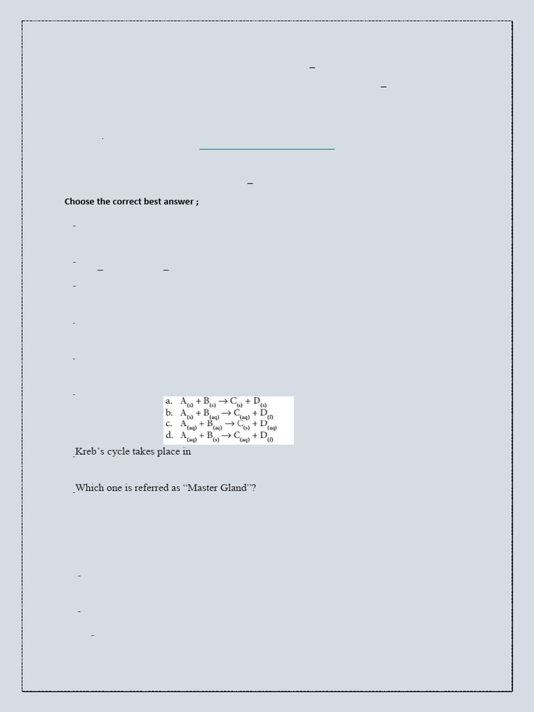 X Science Revision Model Paper 2024 | PDF | Recombinant Dna | Solubility