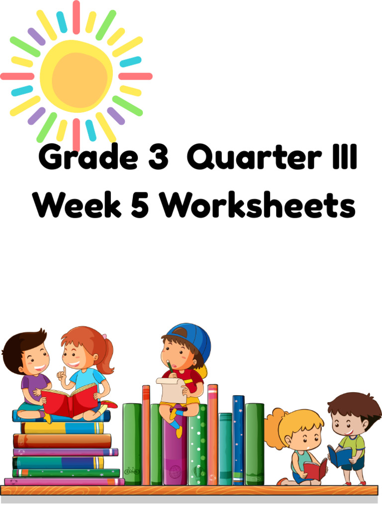 I Am Sharing - Grade 3 Week 5 Worksheets - With You | PDF