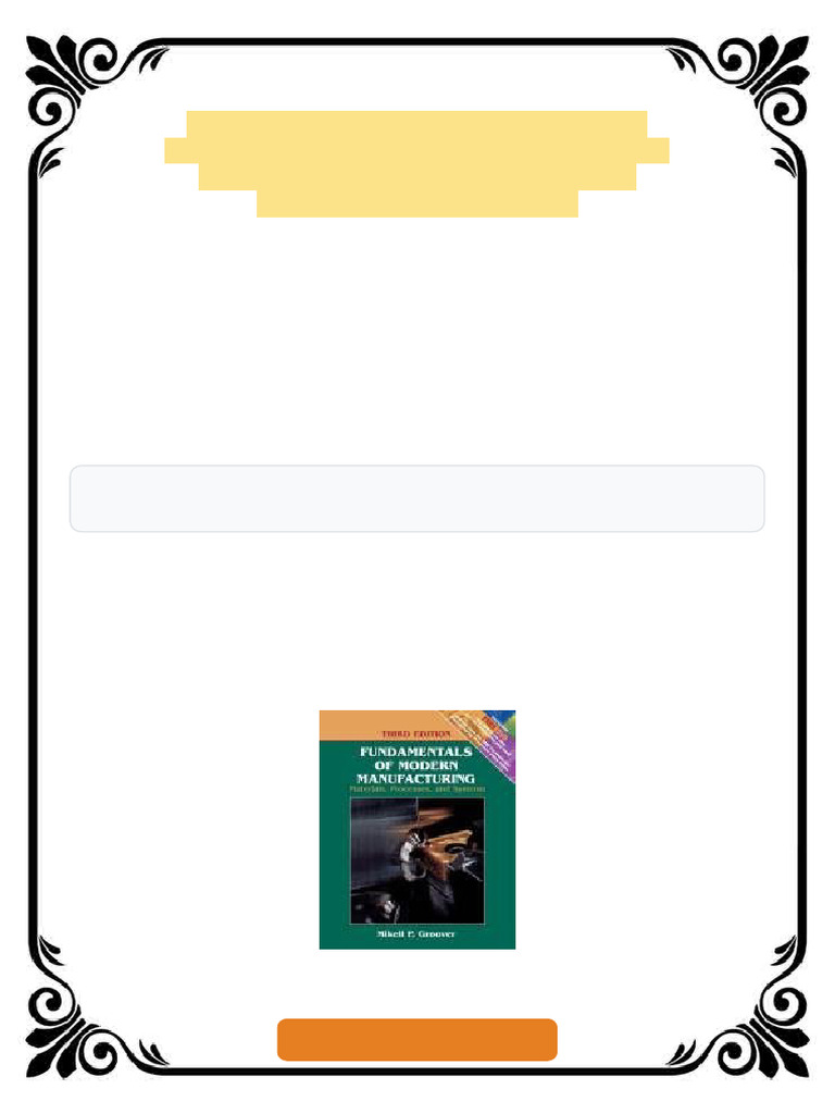 Solutions Manual Fundamentals of Modern Manufacturing Materials ...