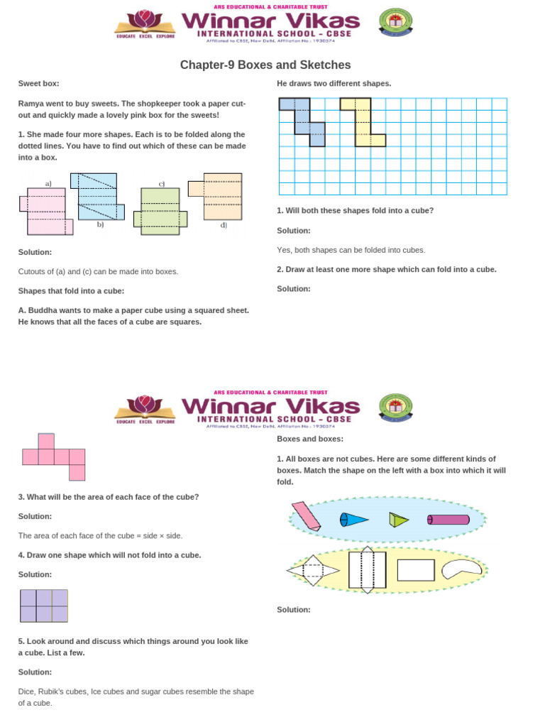 Class 5 Chap 9 Boxes 35 Copies | PDF