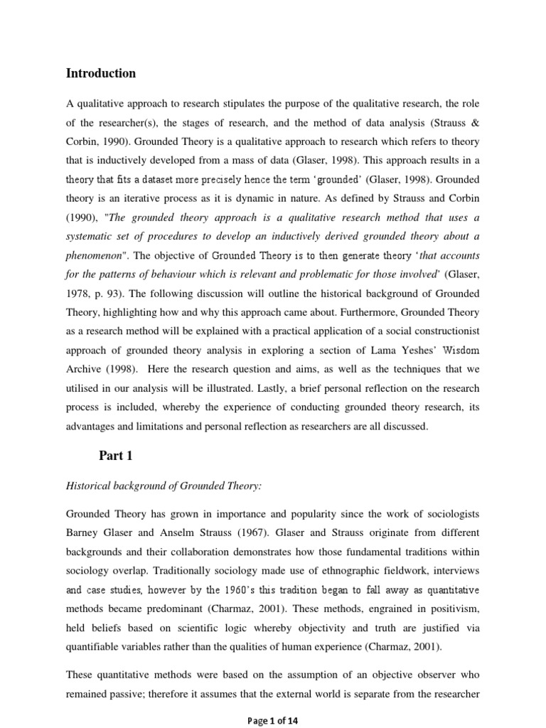 Grounded Theory | PDF | Cognitive Science | Epistemology