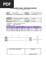 091118 Ultrasonic Testing Report Format Based on IACS | Nondestructive ...
