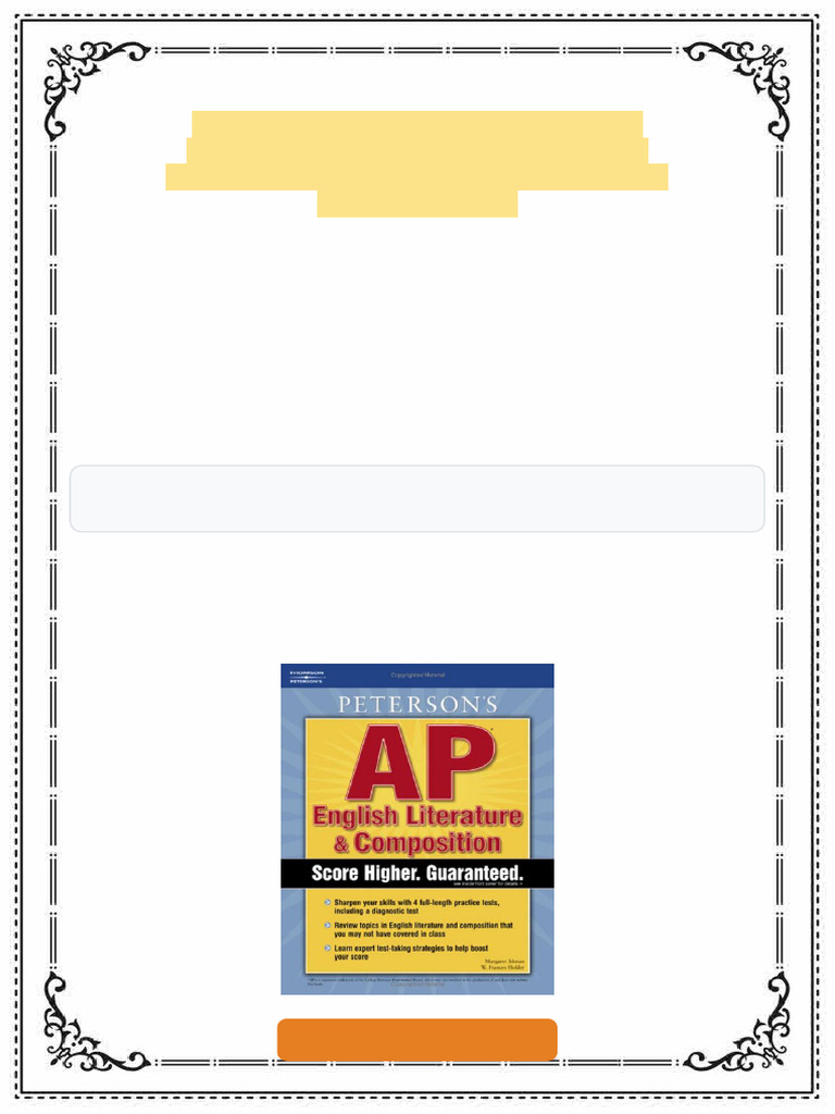 Peterson s AP English Literature Composition Master the AP English ...